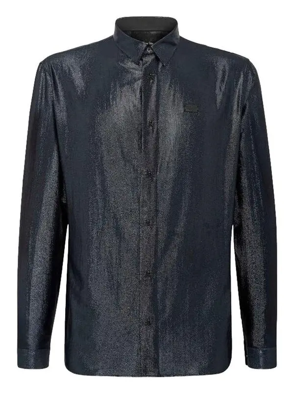 Philipp Plein Ls Skull Shirt - Black