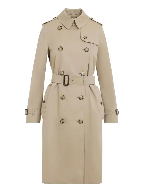 Burberry Kensington Short Trench Coat - Multicolor