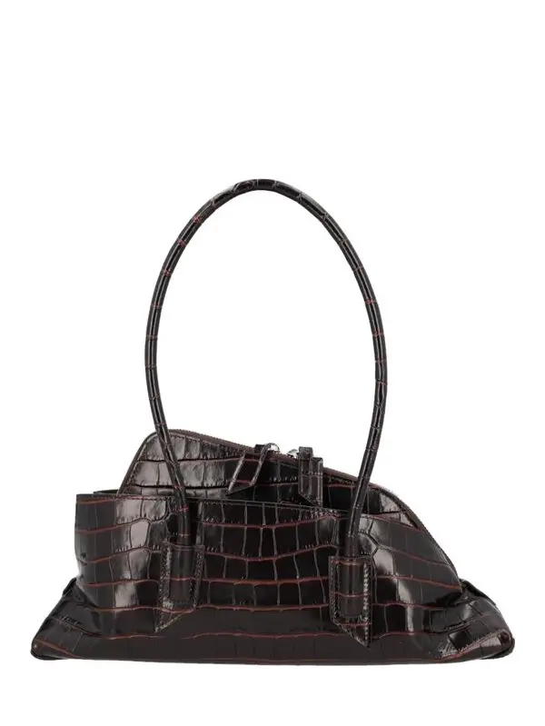 Attico Borsa La Passeggiata Small Tote - Brown
