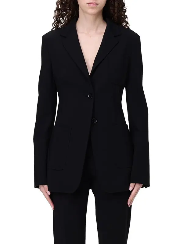Max Mara Crepe Blazer - Black
