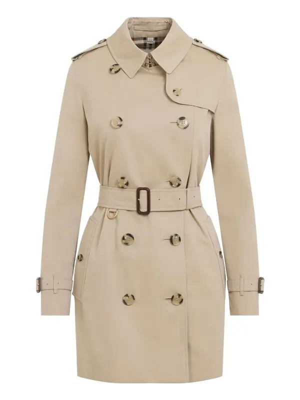 Burberry Kensington Heritage Long Trench Coat - Multicolor