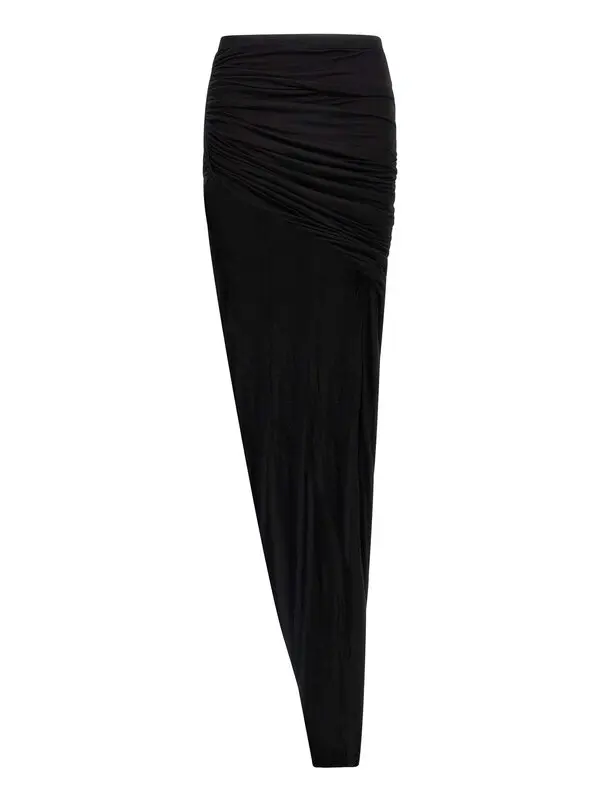 Rick Owens Soft Edfu Skirt - Black