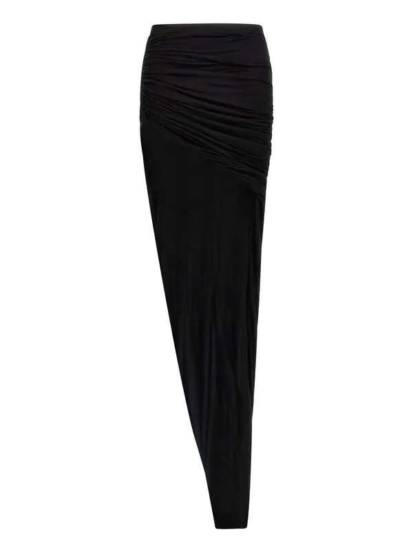 Rick Owens Soft Edfu Skirt - Black