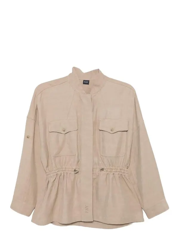 FAY Cotton Overshirt - Multicolor