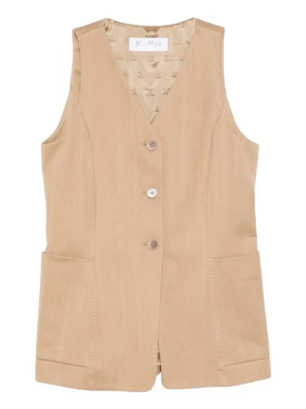 Max Mara Cotton Vest - Multicolor