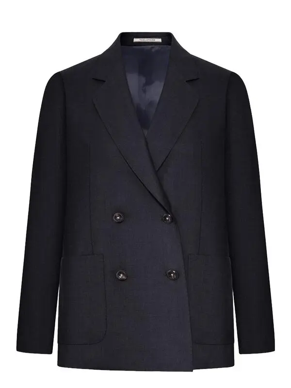Tagliatore Paris Double-breasted Tailored Blazer - Blue