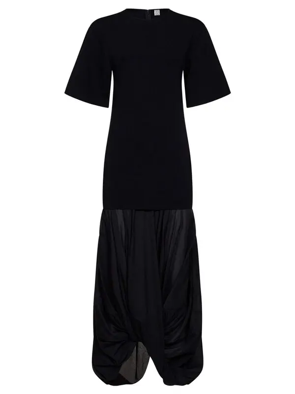 TOTEME Cocoon Tee Dress - Multicolor