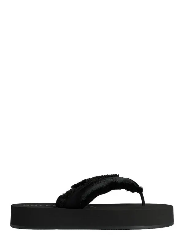 Balenciaga Jet Lag Flip Flops - Black