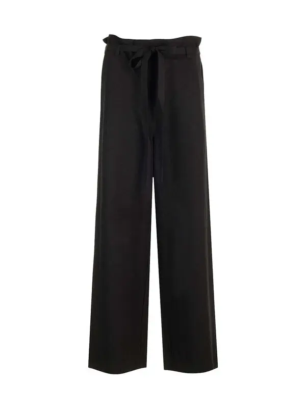 TOTEME Fluid Tie-waist Trousers - Black