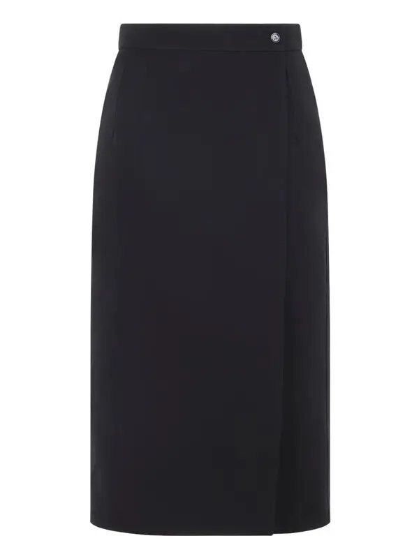 Bottega Veneta Midi Skirt - Black