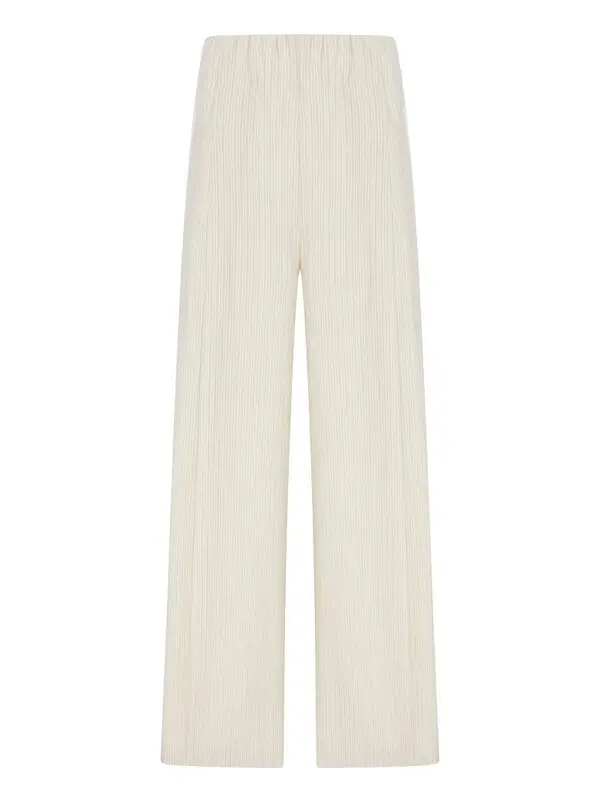 Dries Van Noten Striped Trousers - Cream