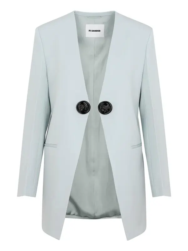 JIL SANDER Wool Jacket - Blue