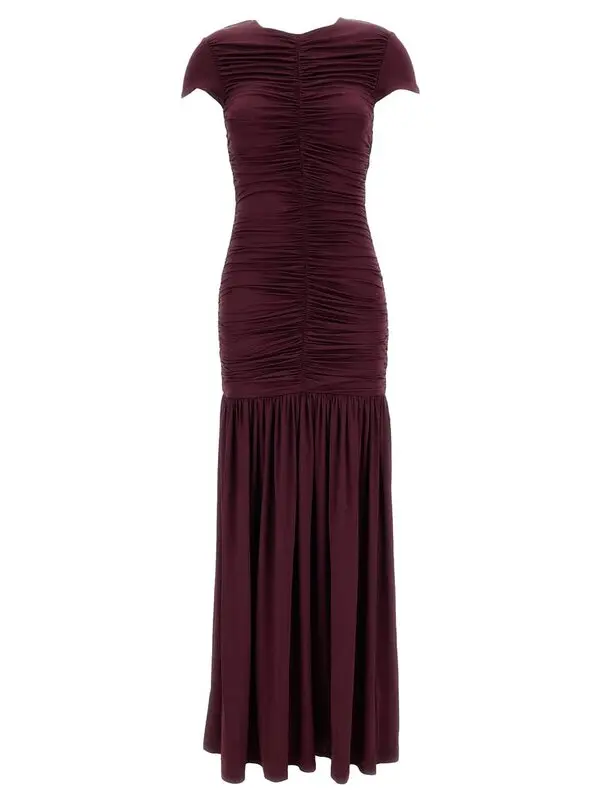 ROTATE BY BIRGER CHRISTENSEN Gathered Maxi Dress - Multicolor