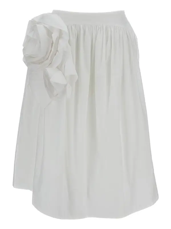 Simone Rocha Pressed Rosette Basque Skirt - Multicolor