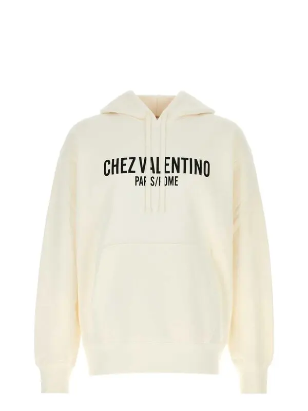 Valentino Garavani Cotton Hoodie - White