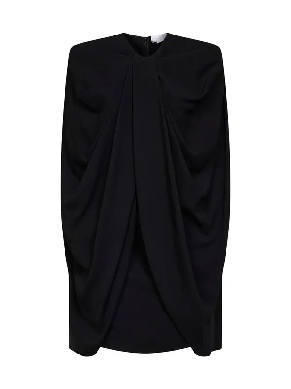 Stella McCartney Stretch Viscose Cape Mini Dress - Multicolor