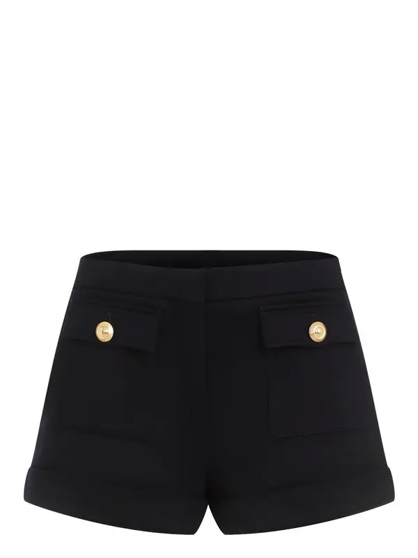 TOM FORD Virgin Wool Bermudas - Blue