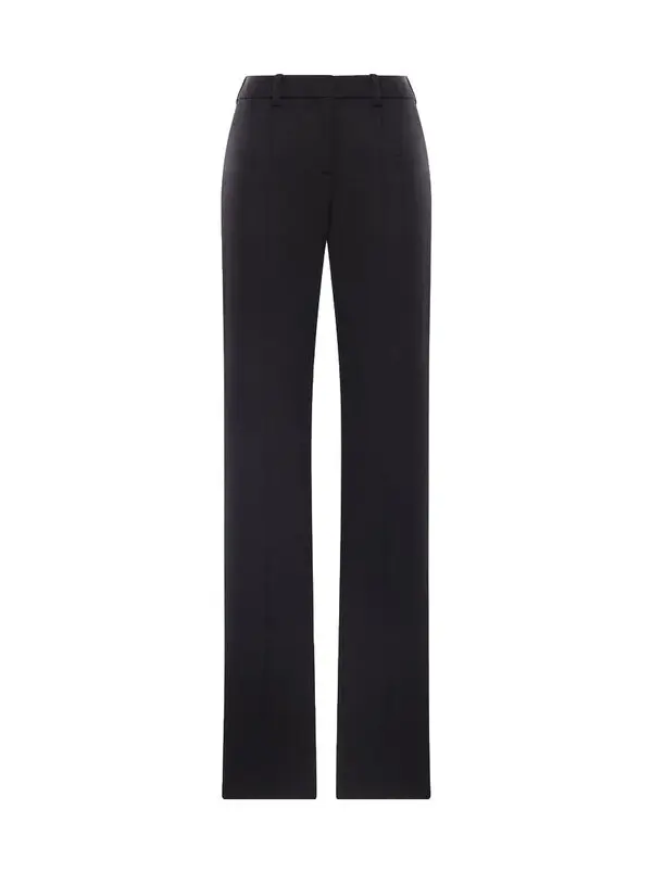 Balenciaga Slim Fit Tailored Trousers - Black