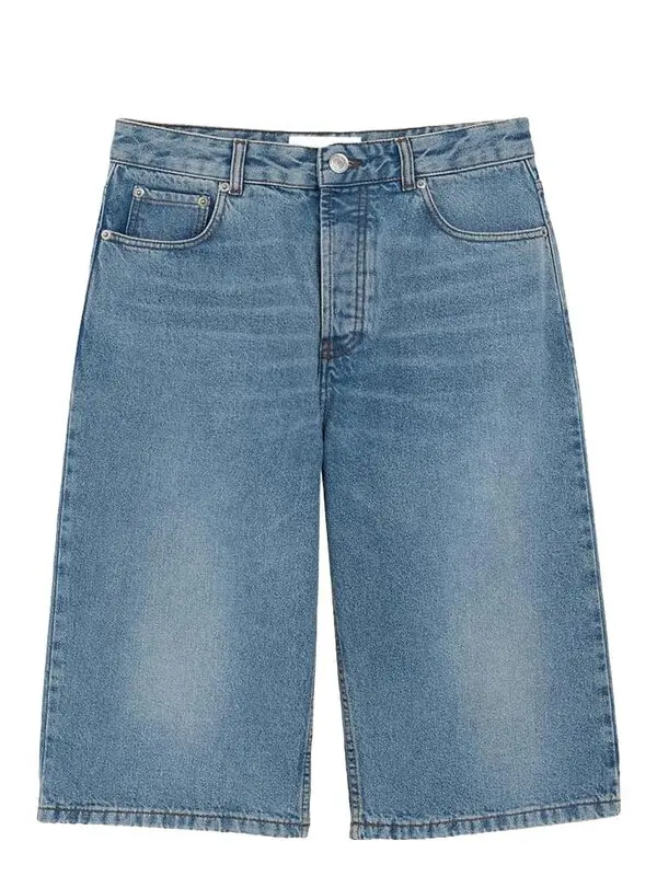 AMI Paris Shorts Denim Shorts - Blue