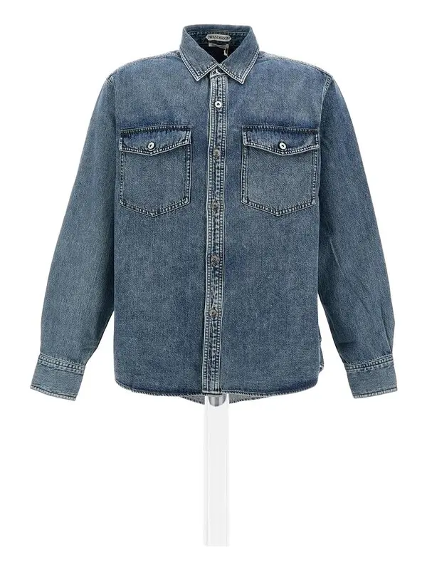 JW Anderson Oversized Denim Shirt - Multicolor