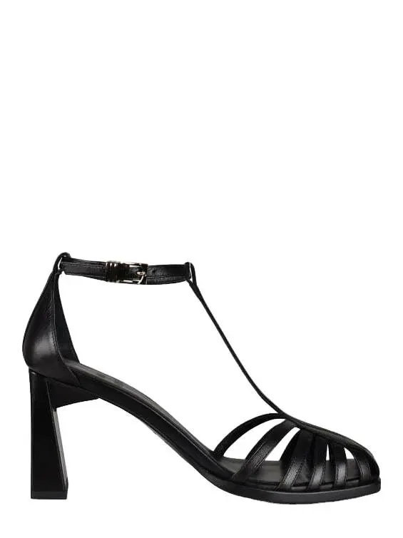 ANEST COLLECTIVE Leather Spider Sandals - Black