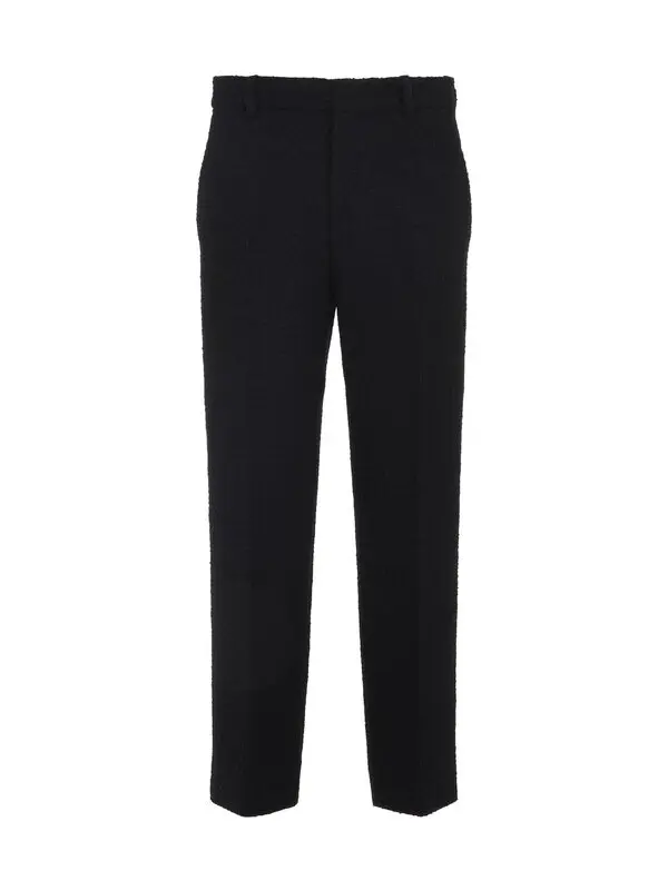 Gucci Boucle Straight-leg Pants - Black