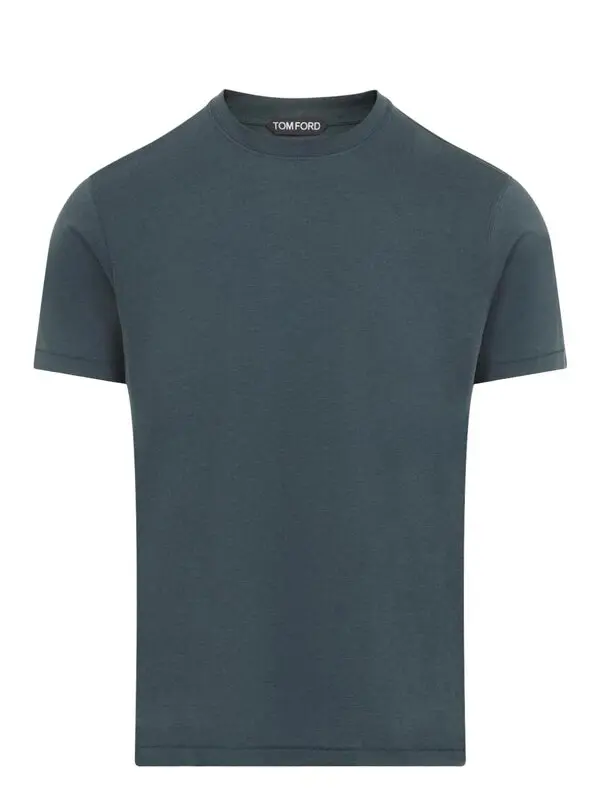 TOM FORD Lyocell T-shirt - Green