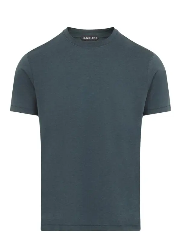 TOM FORD Lyocell T-shirt - Green