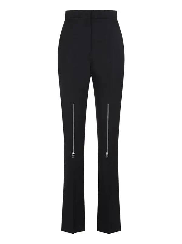 Alexander McQueen Wool Pants - Black