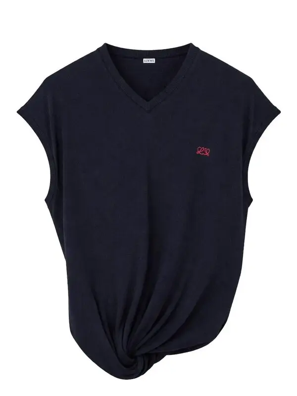 Loewe Wool V-necked Sweater - Multicolor