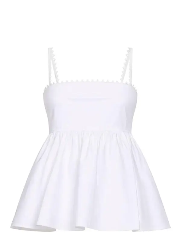 Jacquemus The Traversin Peplum Camisole Top - Multicolor