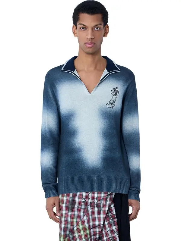 VIVIENNE WESTWOOD Bizet Knit Pullover - Blue