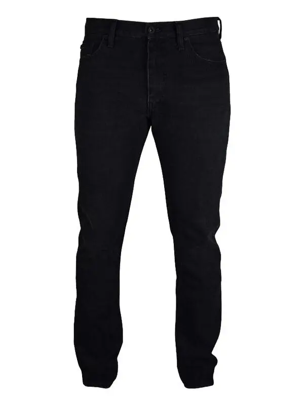 Off-White Slim Fit Straight Cut Jeans - Black