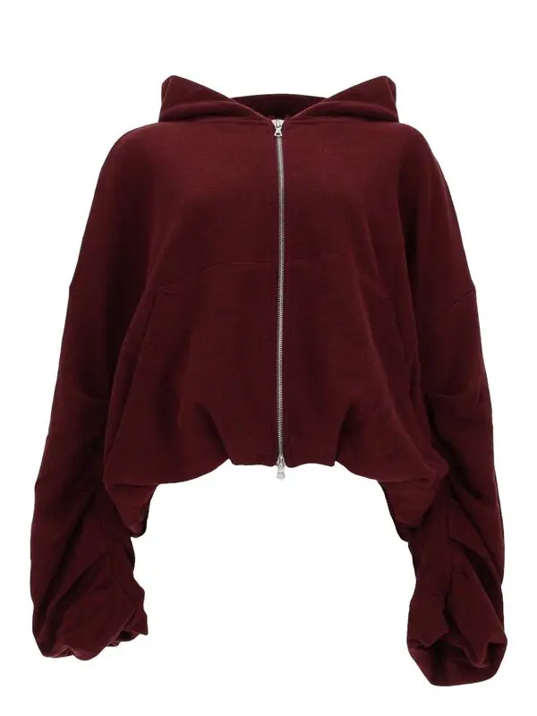 Dries Van Noten Felpa In Cotone Con Zip - Multicolor
