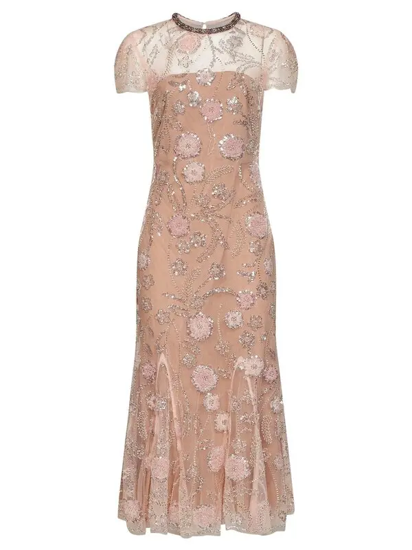 SELF-PORTRAIT Midi Dress - Multicolor