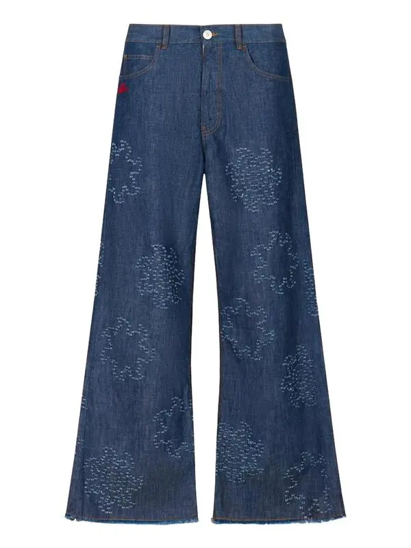 Marni Denim Wide-leg Jeans - Blue