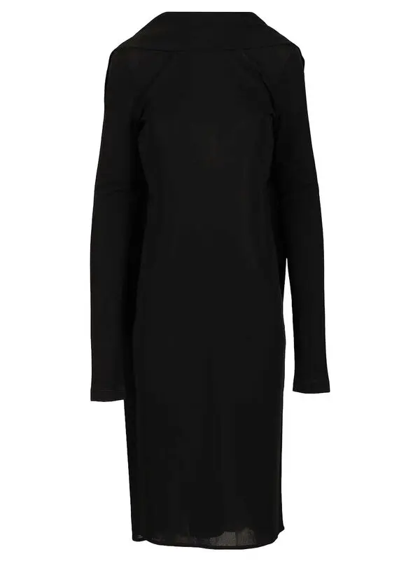TOTEME Cocoon Scarf Dress - Black