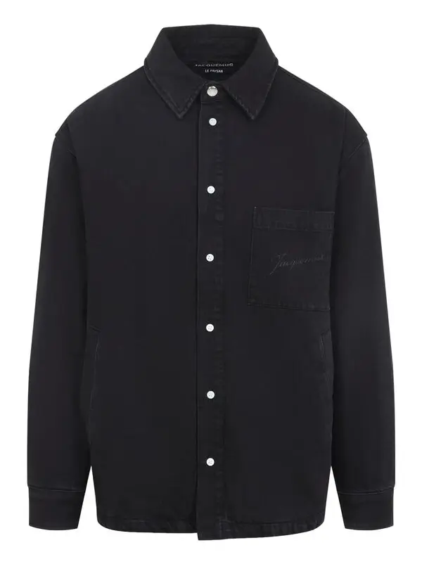 Jacquemus Boulanger Shirt Jacket - Black