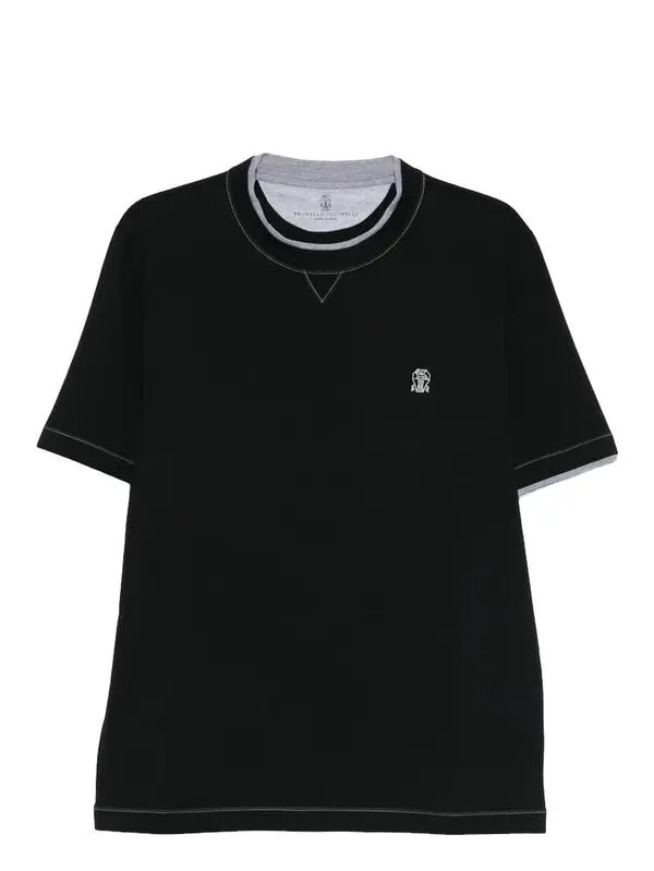 Brunello Cucinelli T-shirts & Vests T-shirts - Black