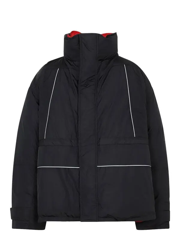 Balenciaga Wrap Parka - Black
