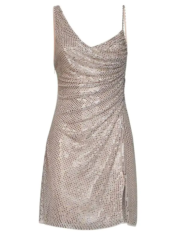 SELF-PORTRAIT Rhinestone Dress - Multicolor
