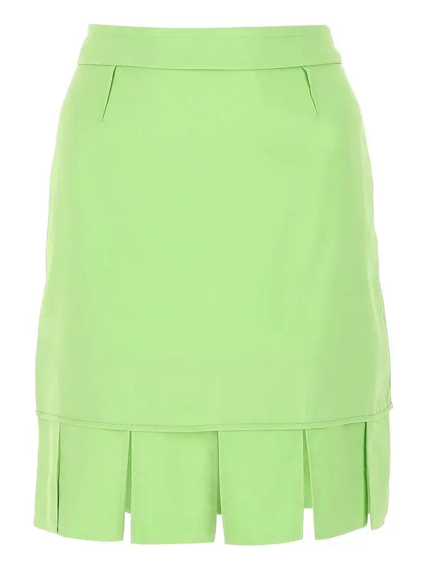 Bottega Veneta Stretch Viscose Miniskirt - Green