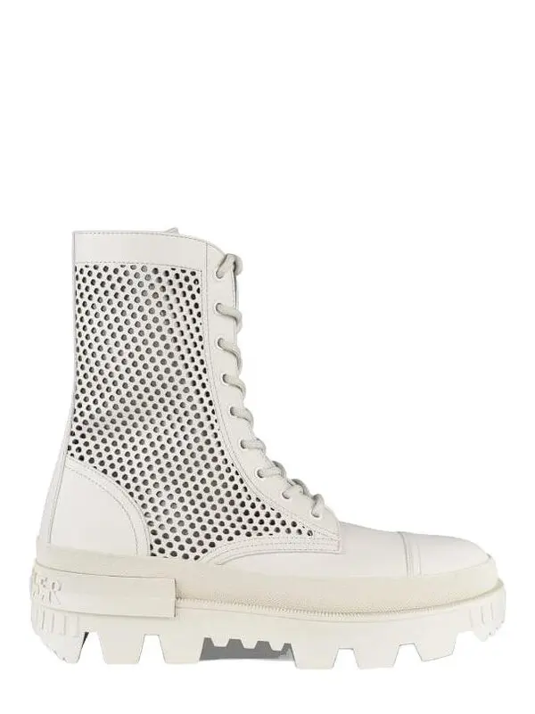Moncler Carinne Ankle Boots - Cream