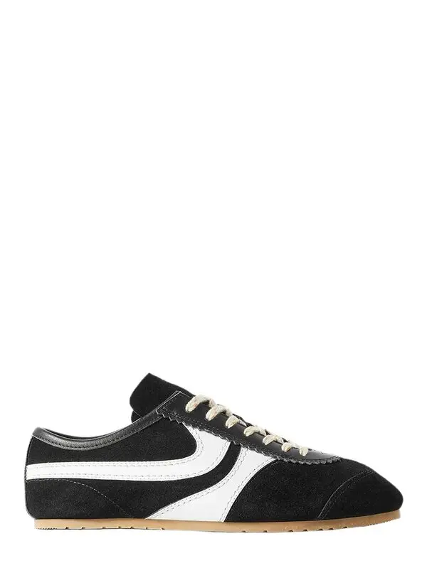 Dries Van Noten Leather Sneakers - Black