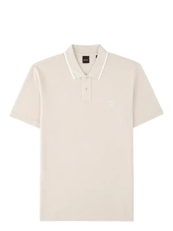 BOSS Polo Con Logo - Cream