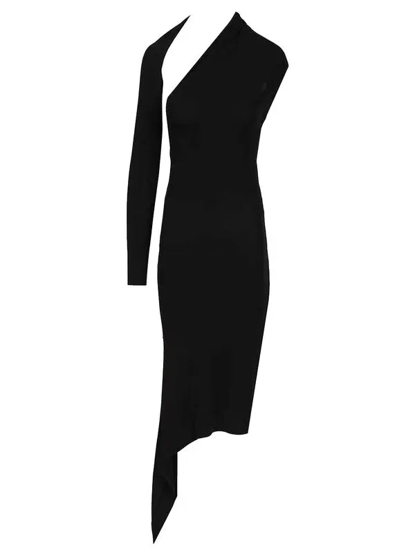 COURREGES One-shoulder Dress - Black
