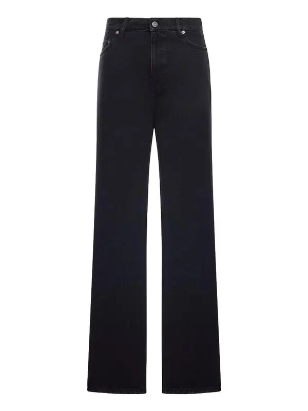 GOLDEN GOOSE Melody Cotton Denim Boyfriend Jeans - Black