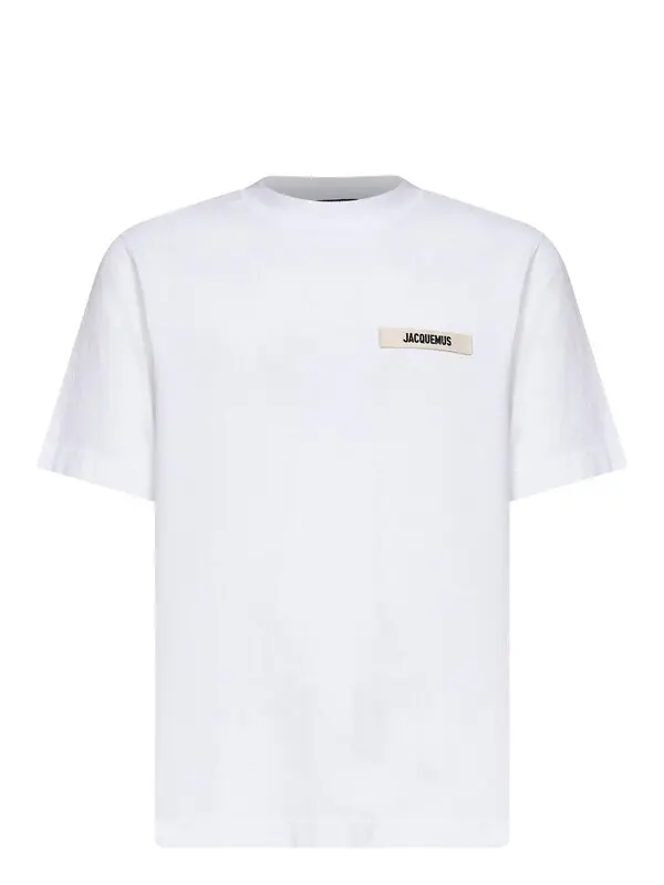 Jacquemus White The Gros Grain T-shirt - Multicolor