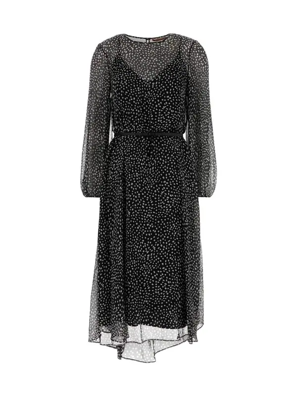 Max Mara Printed Silk Campo Dress - Multicolor