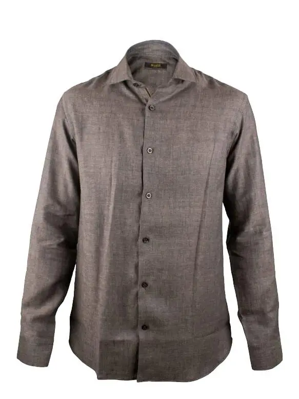 MOORER Shirt - Brown